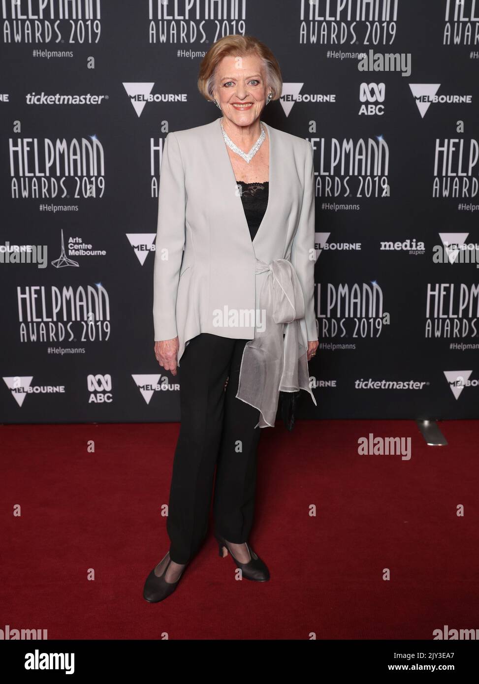 Nancye Hayes walks the red carpet at the 19th Annual Helpmann Awards in ...