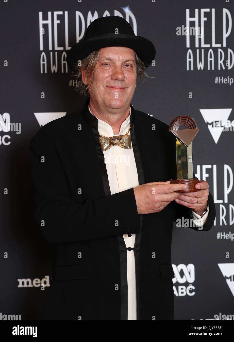 Brian Ritchie poses for a photograph with his ward for Best ...