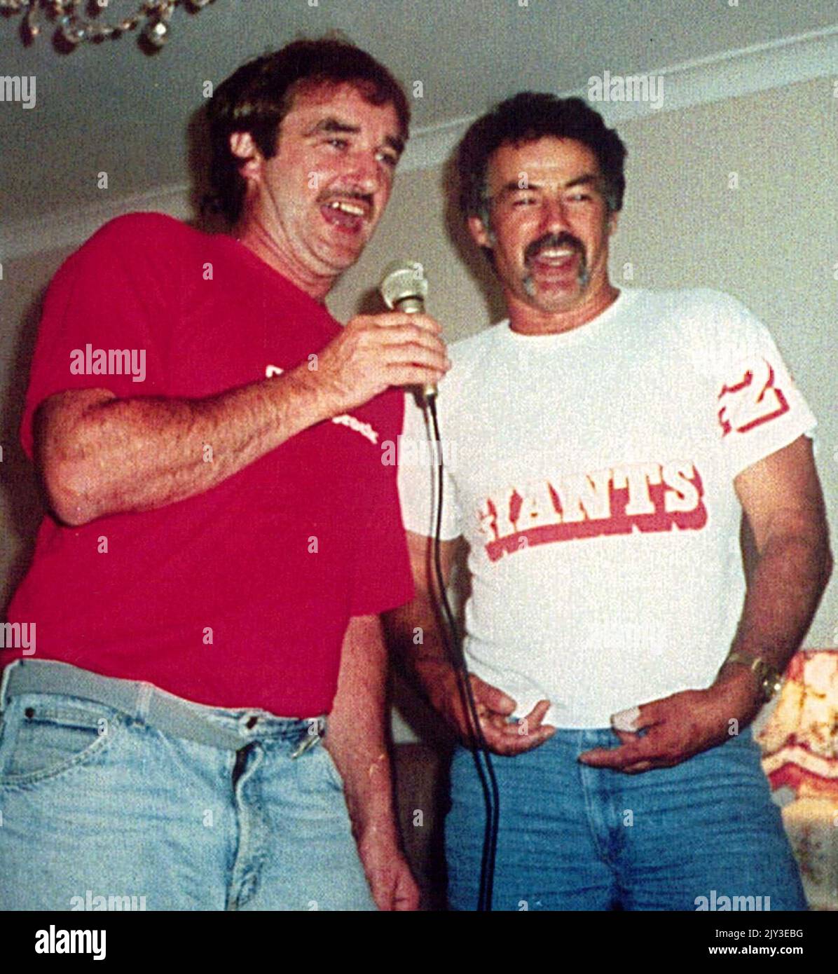 Backpacker murderer Ivan Milat and his brother Richard singing at a ...