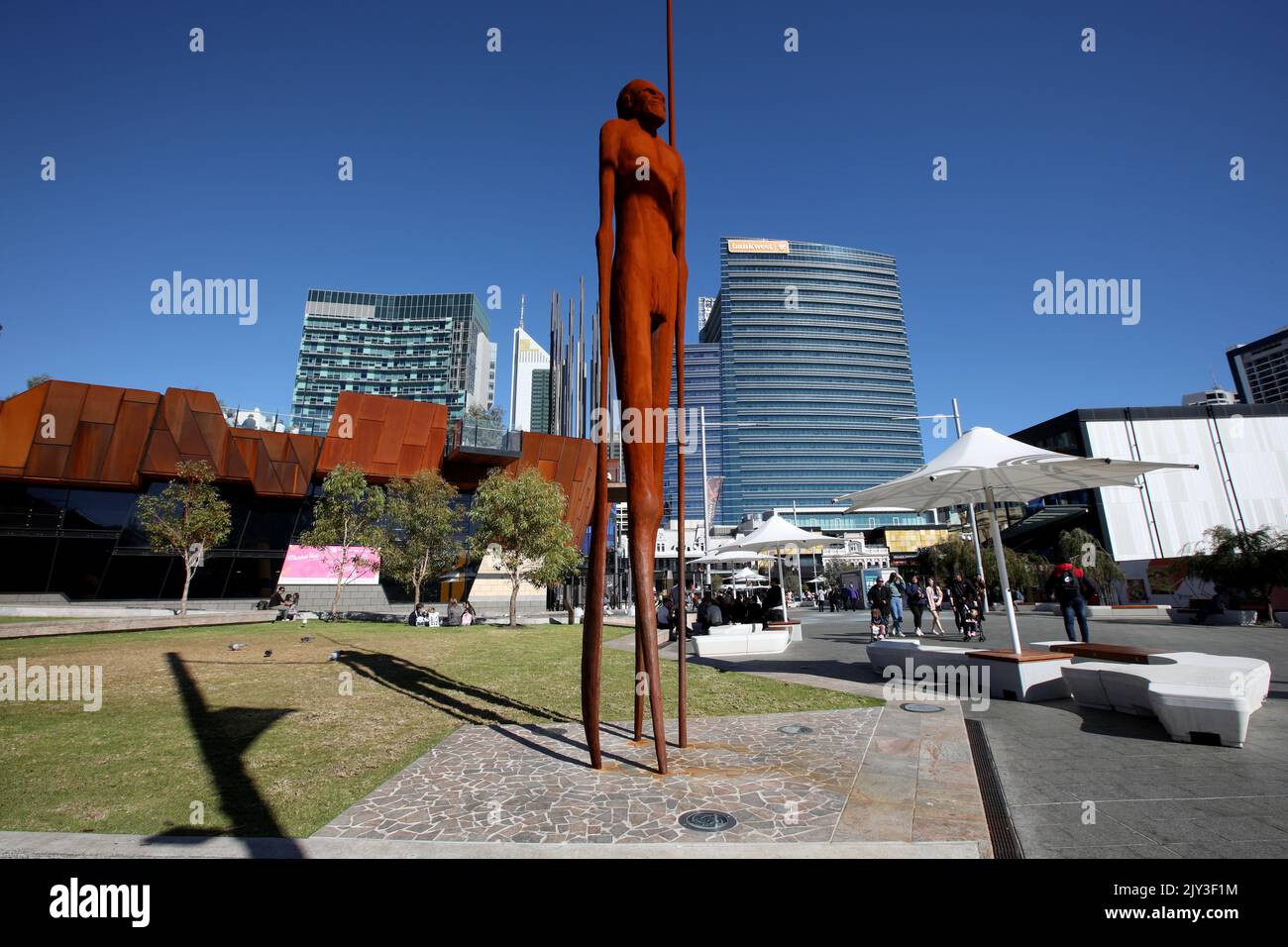 Wirin, a nine metre high sculpture that embodies the spirit and culture ...
