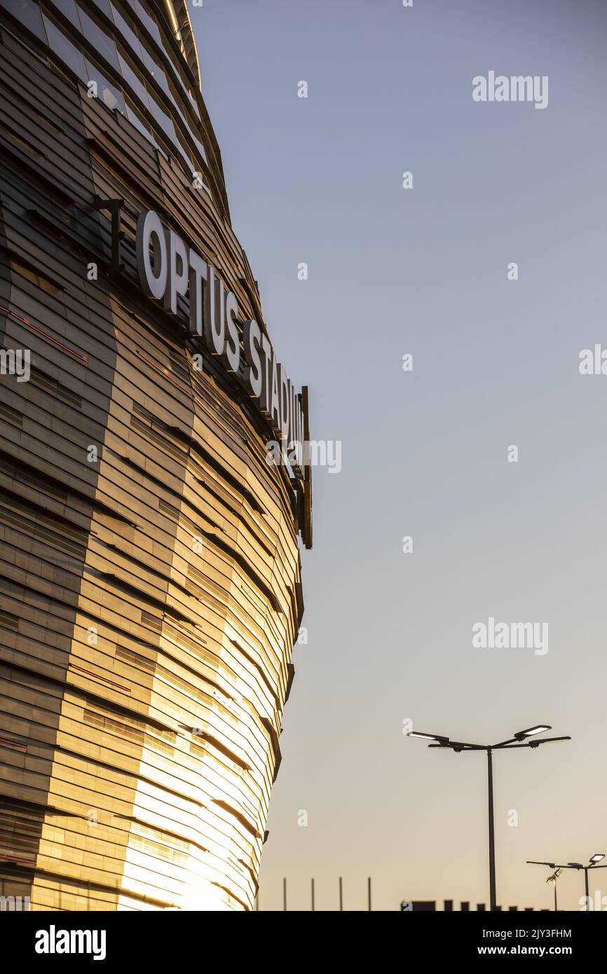 Optus Stadium before the Manchester United and Leeds United football ...