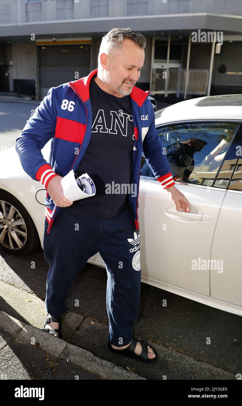 Brisbane criminal lawyer Adam Magill leaves the Police Watch House in ...