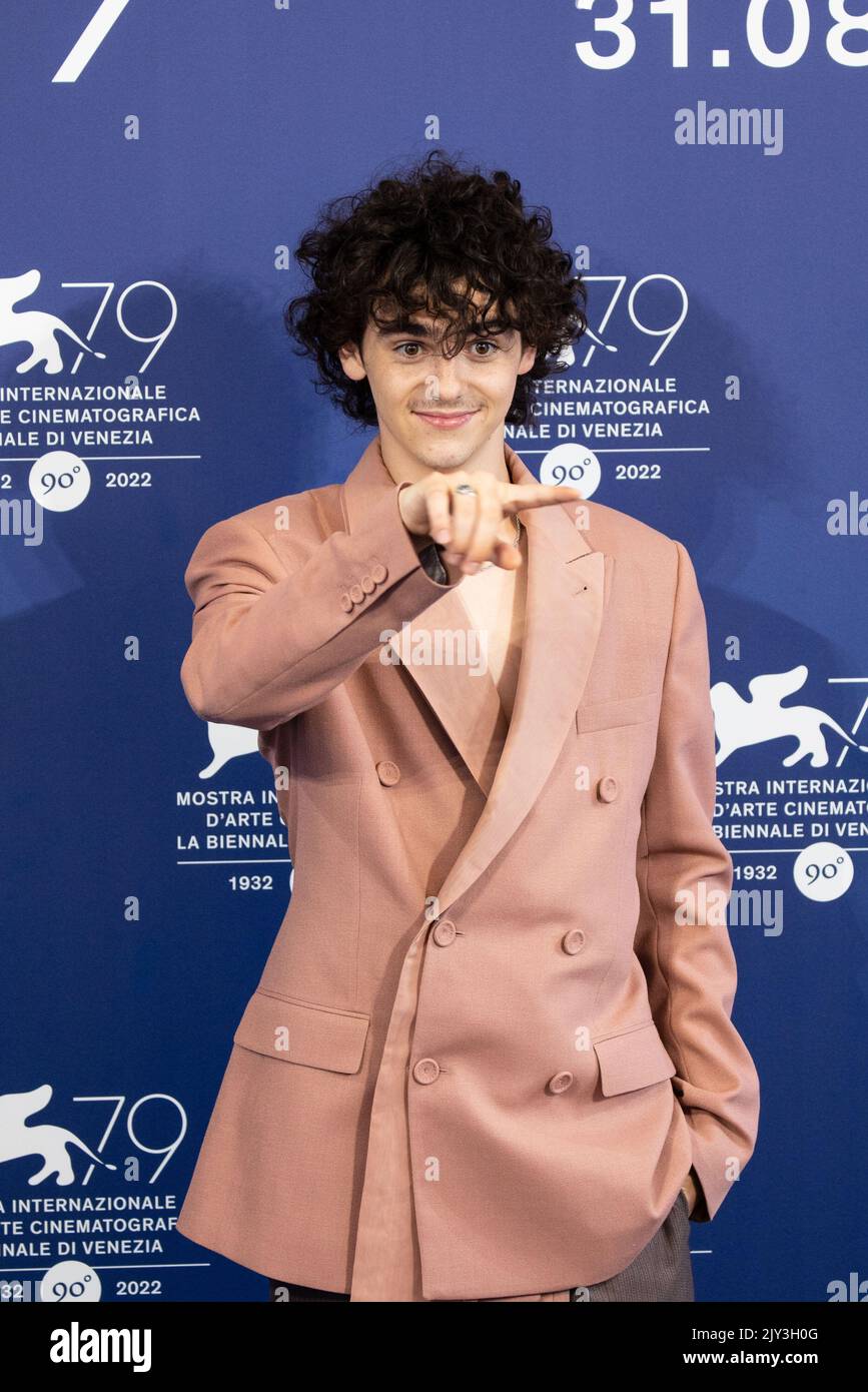 Jack Dylan Grazer attends the photocall for "Dreamin' Wild" at the 79th ...