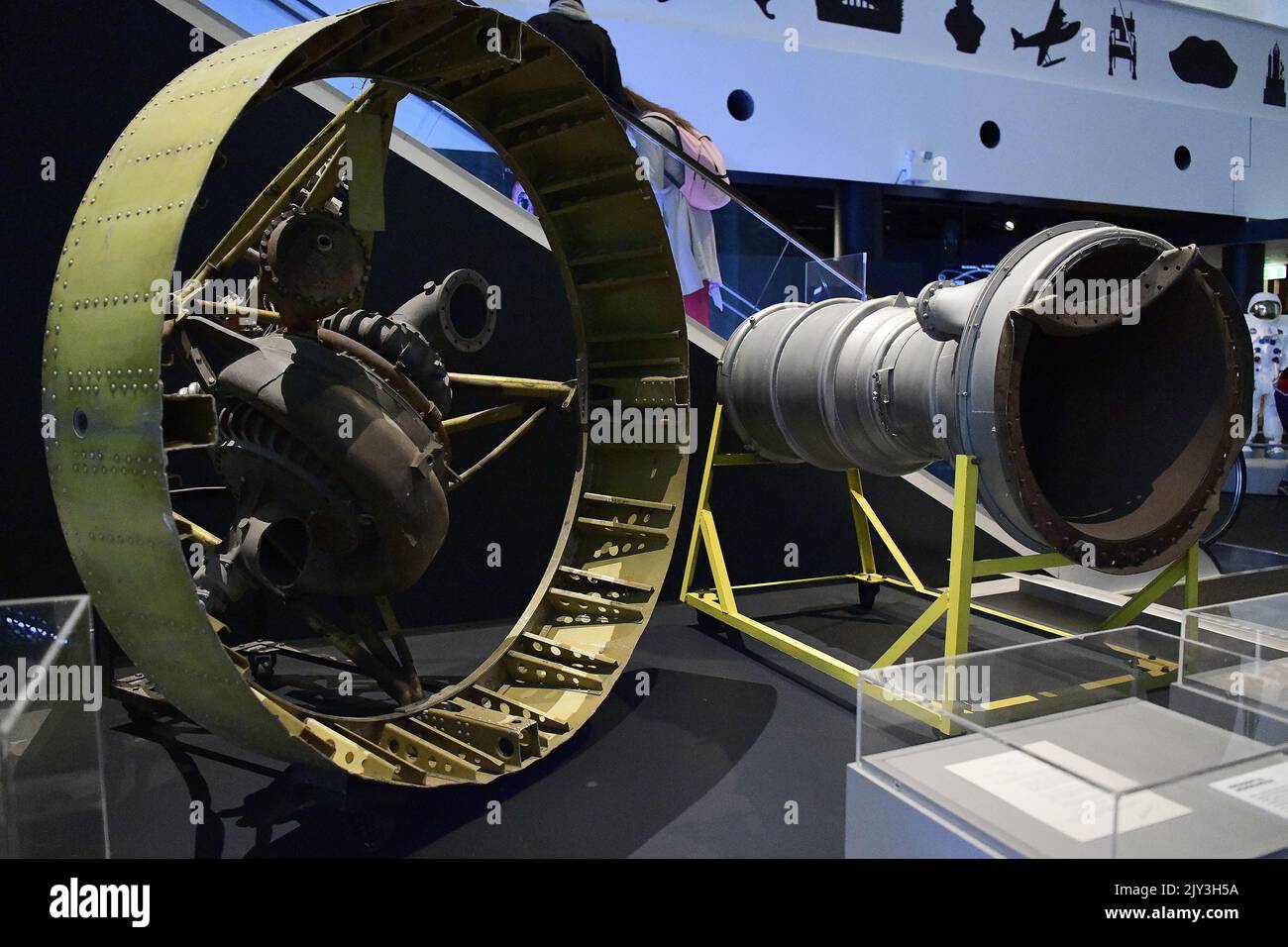 Parts of the Mercury-Redstone Engine, which helped put the first ...