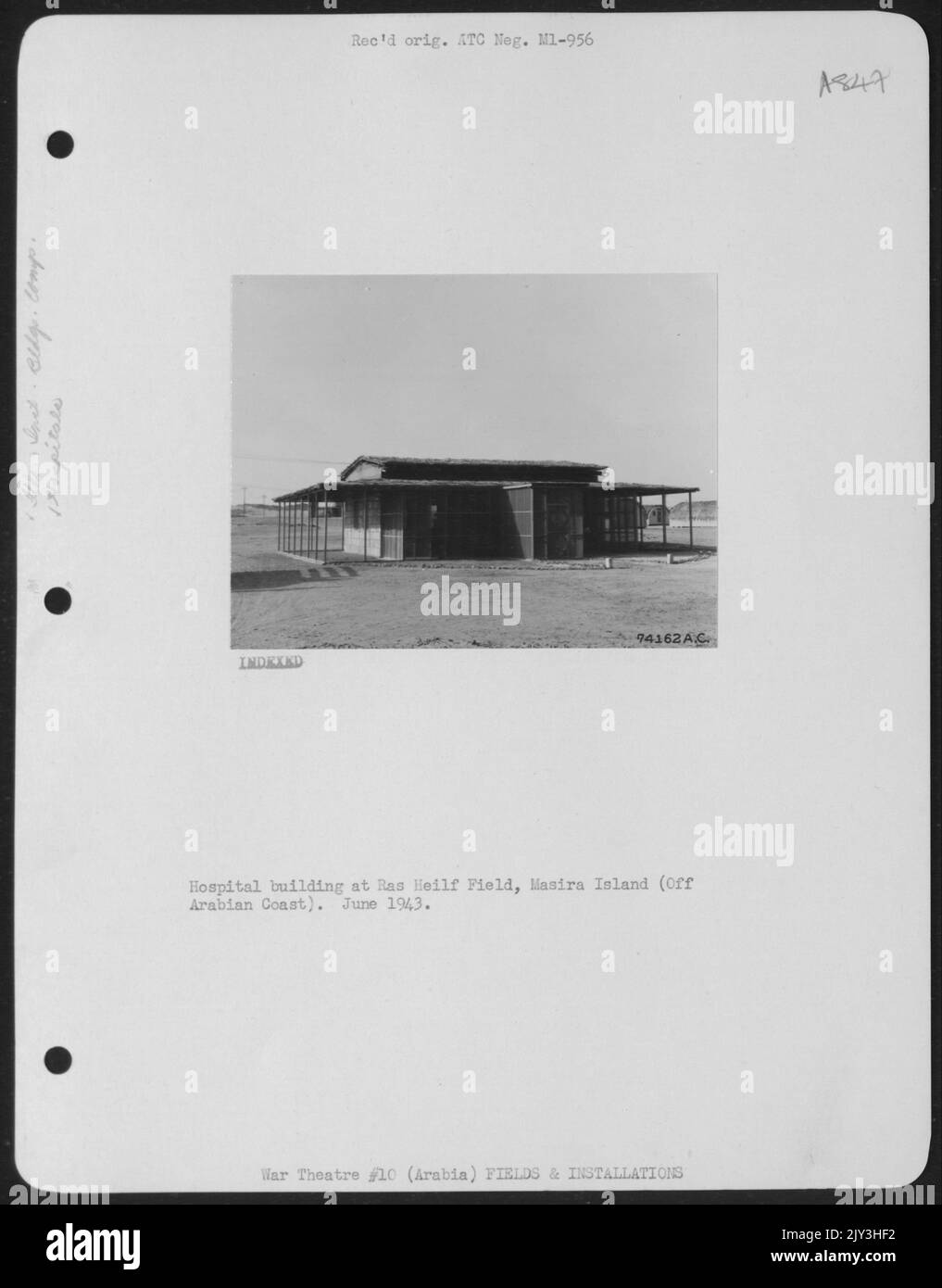 Hospital Building At Ras Heilf Field, Masira Island (Off Arabian Coast ...