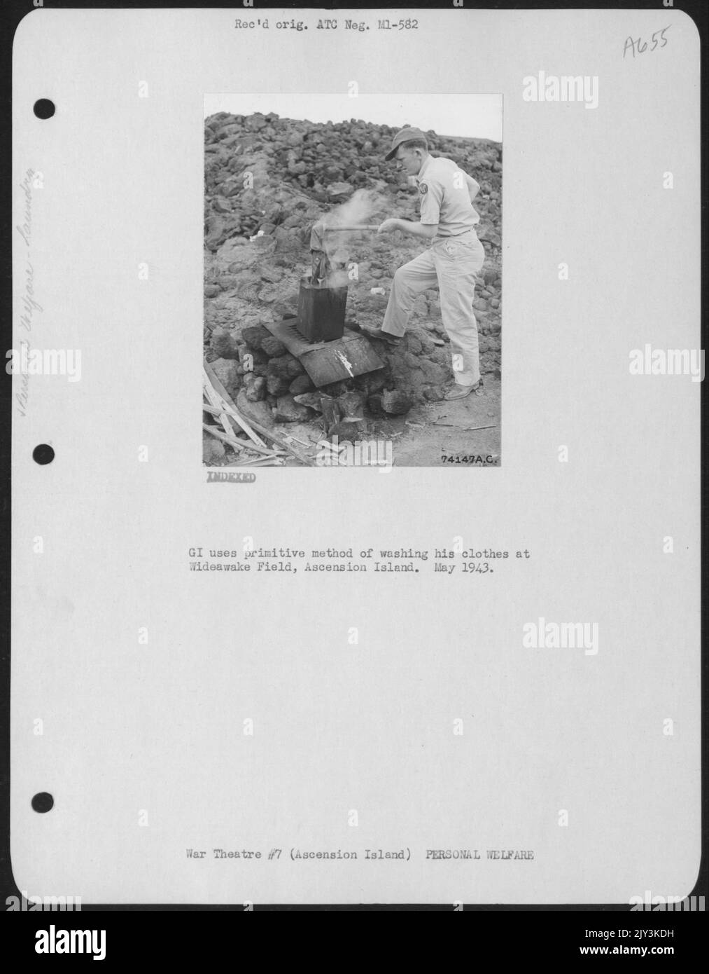 Gi Uses Primitive Method Of Washing His Clothes At Wideawake Field ...