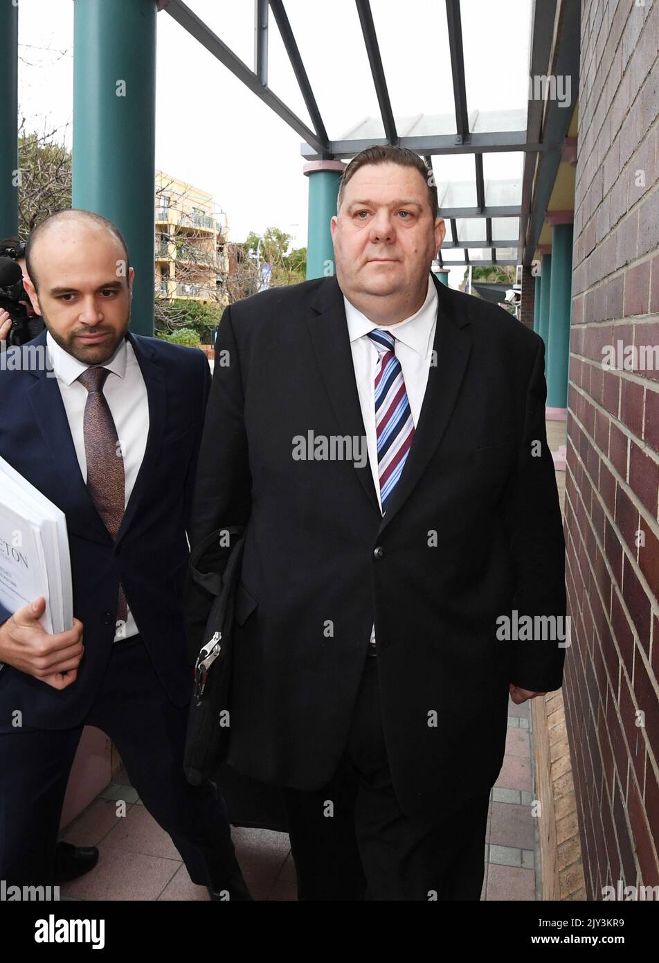 Simon Phillips arrives at Burwood Local Court, Sydney, Monday, July 22 ...