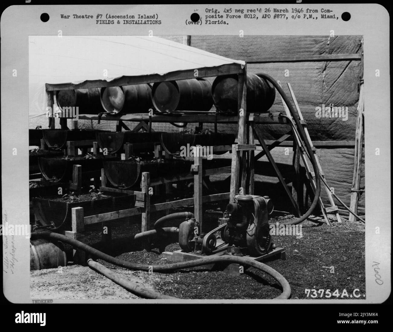 Operating Equipment Of Experimental Hydroponics Garden On Ascension ...