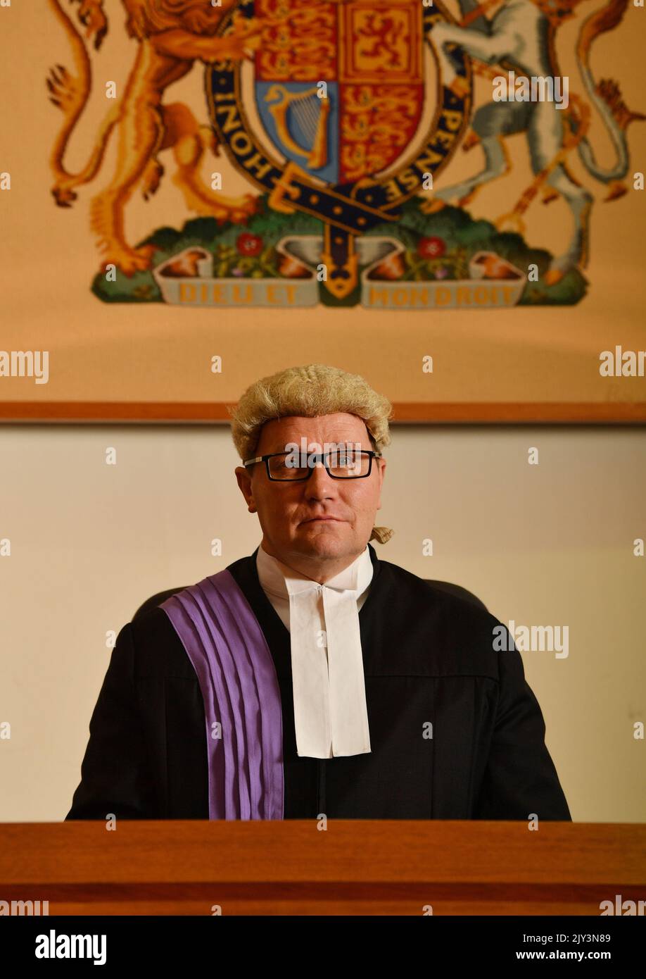 Judge Michael Durrant poses for a photograph in the District court in ...