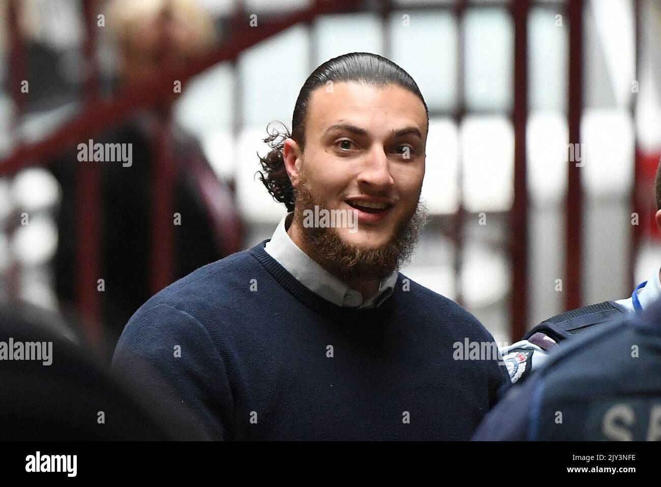 Ahmed Mohamed arrives to the Supreme Court of Victoria, Melbourne ...