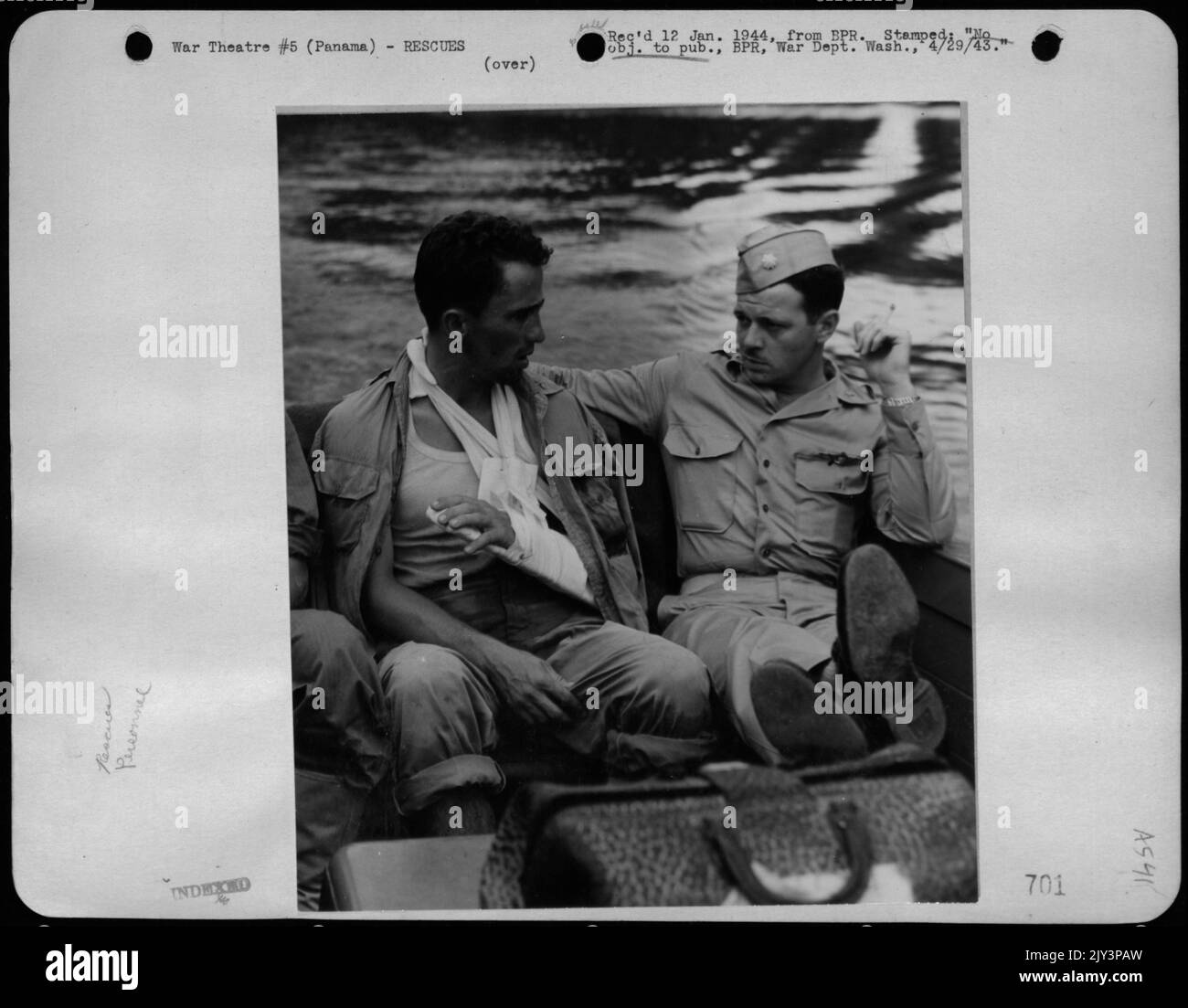 Injured air crew member hi-res stock photography and images - Alamy