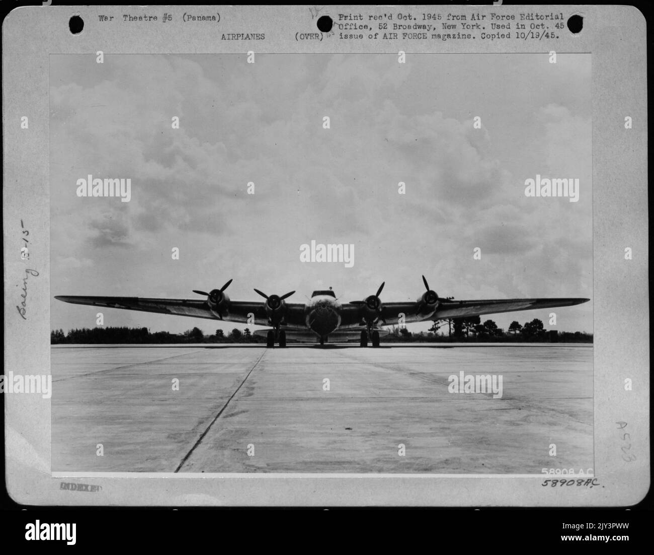 "Grandpappy", Sire Of The Superfortress Is Being Dismantled At Albrook ...