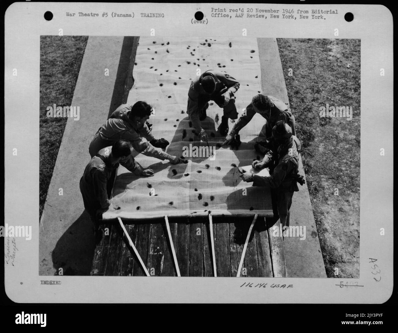 The Results Of A Good Morning Of Aerial Gunnery Practice Are In This ...