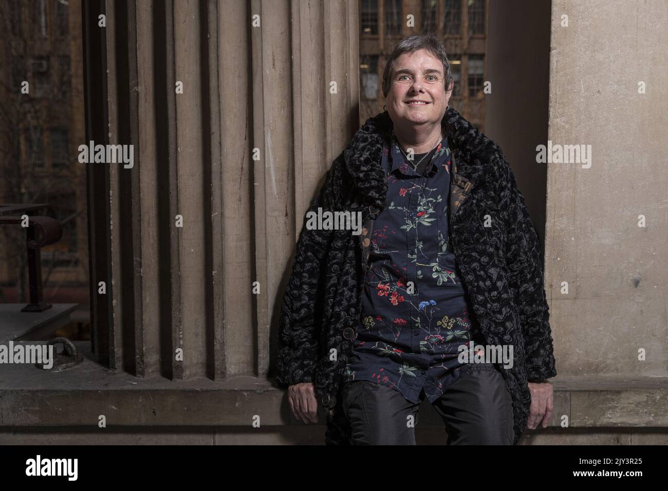 Julie Dempsey poses for a photo, after giving evidence on her ...