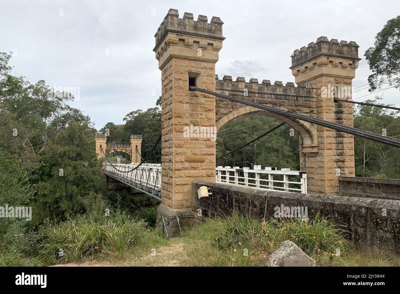 *FILE* A general view of Hampden Bridge in Kangaroo Valley, NSW, Friday ...