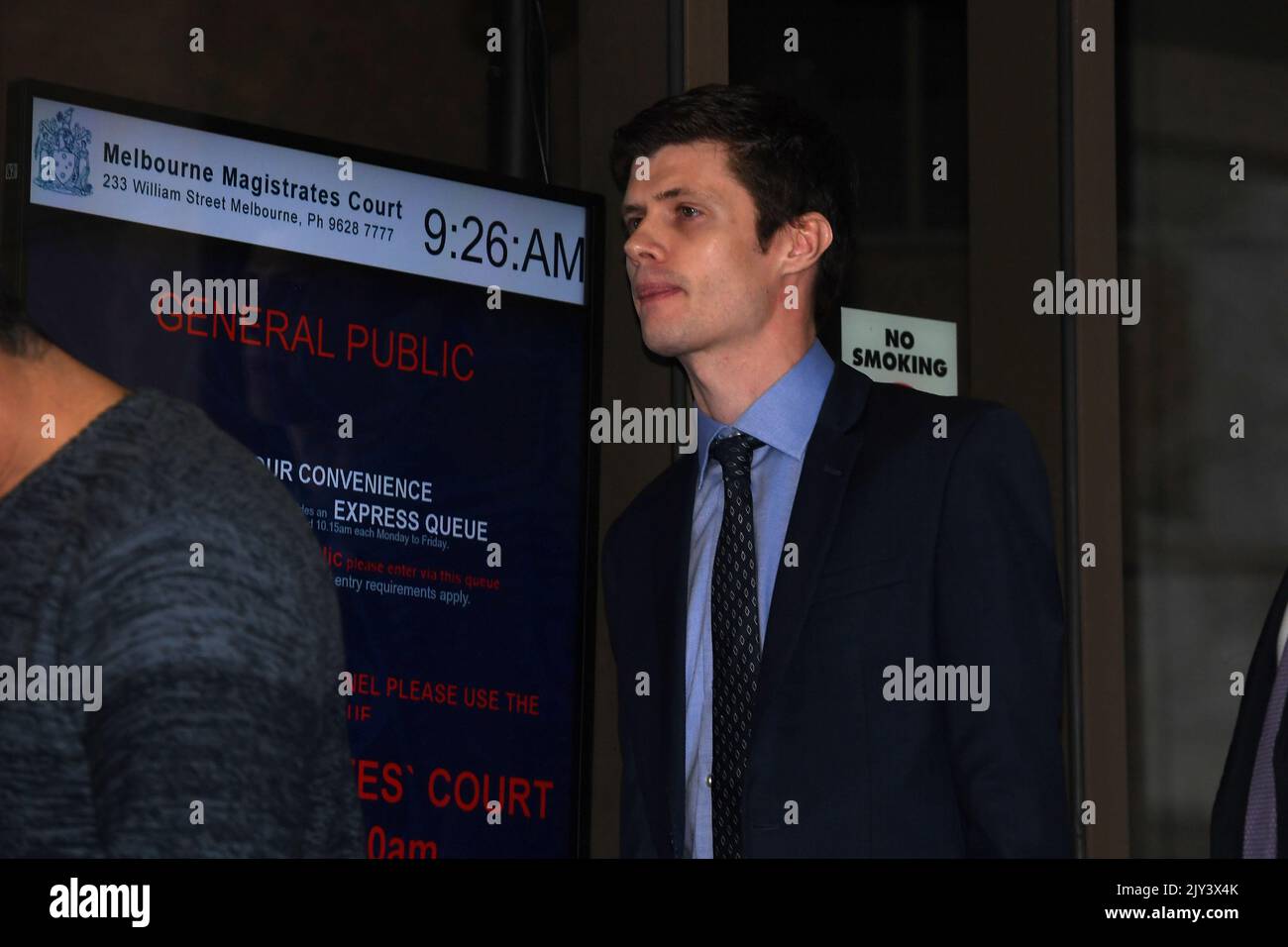 Benjamin Fitt arrives to the Melbourne Magistrates Court in Melbourne ...