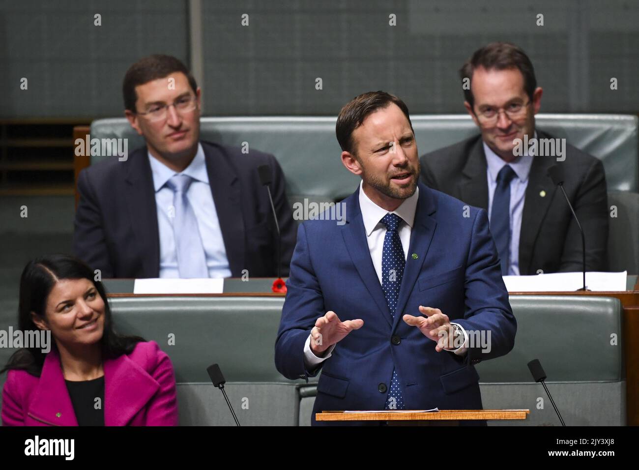 Liberal MP for Stirling Vince Connelly delivers his first speech in the ...