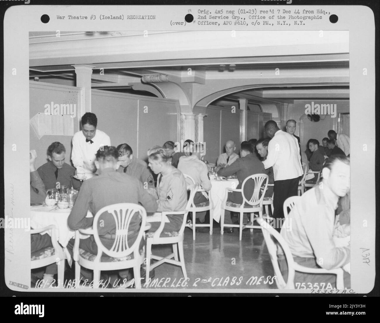 Non-Commissioned Officers Have A Meal Inthe Second-Class Mess Hall On ...