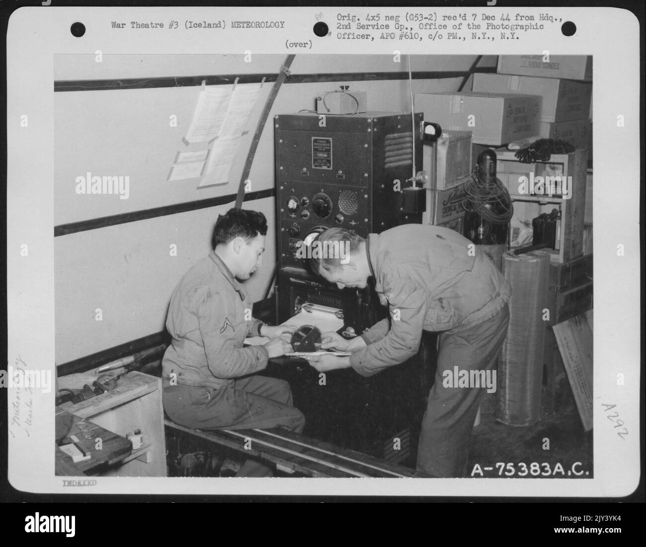 Weather Station Of The 2Nd Air Base Group At An Airfield Somewhere In ...