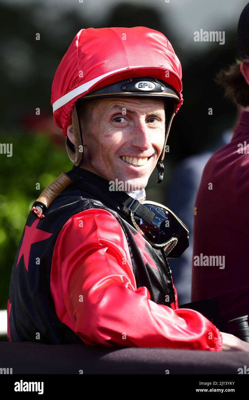 Jockey Nash Rawiller riding Making Whoopee wins race 2, the Harry Angel ...
