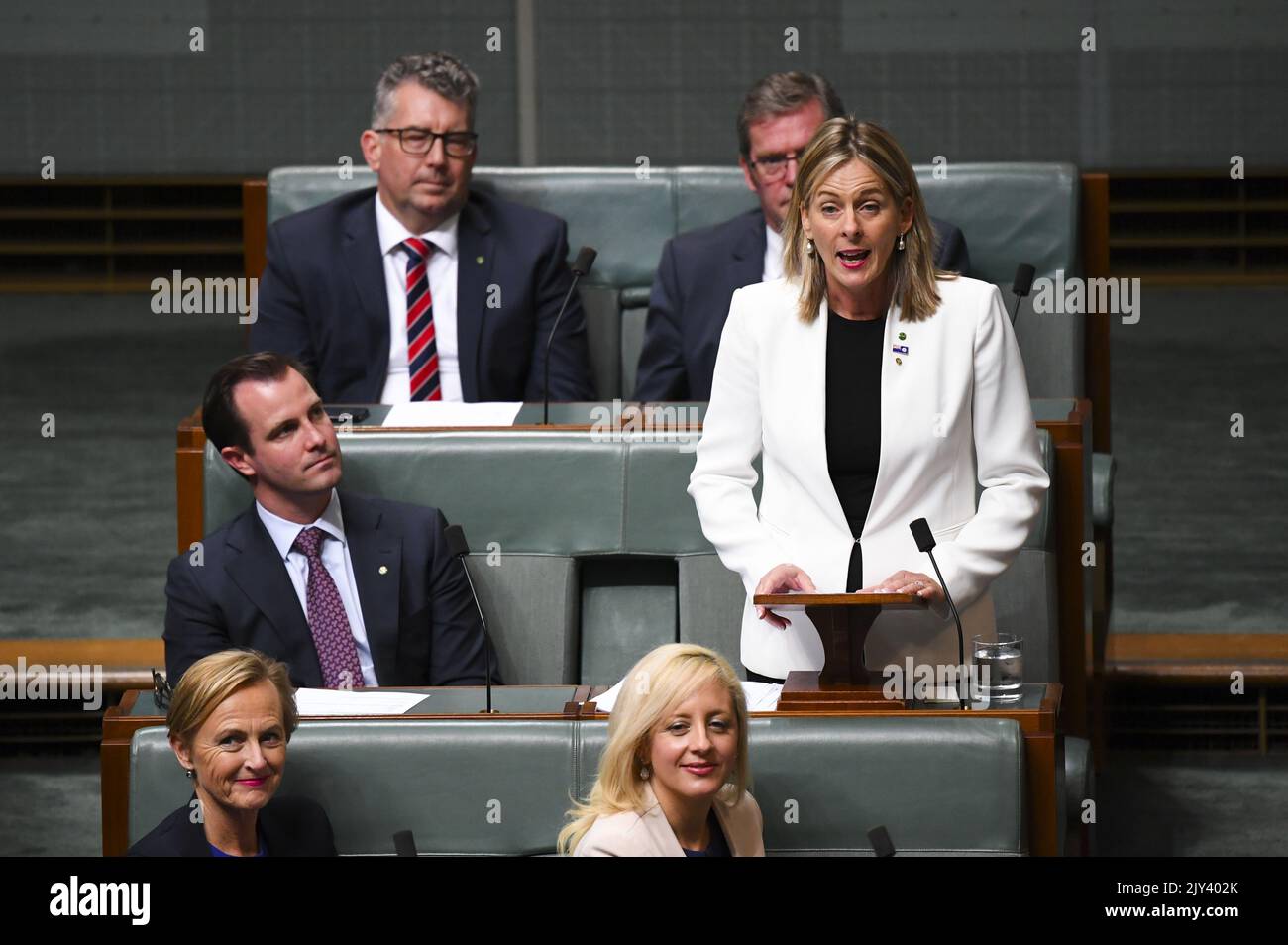 Liberal MP for Moncrief Angie Bell delivers her first speech in the ...