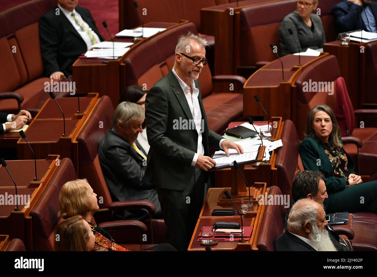 Labor Senator Tony Sheldon makes his maiden speech in the Senate ...