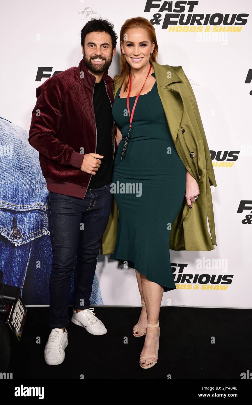 Cameron Merchant (left) and Jules Robinson are seen during the Fast ...