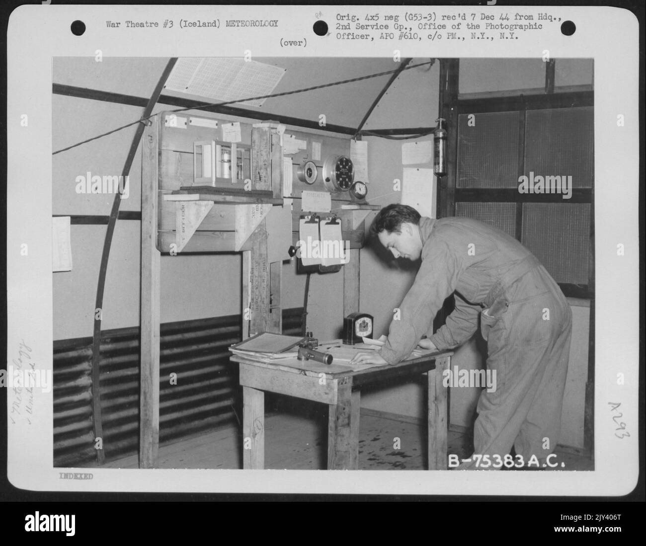 Weather Station Of The 2Nd Air Base Group At An Airfield Somewhere In ...