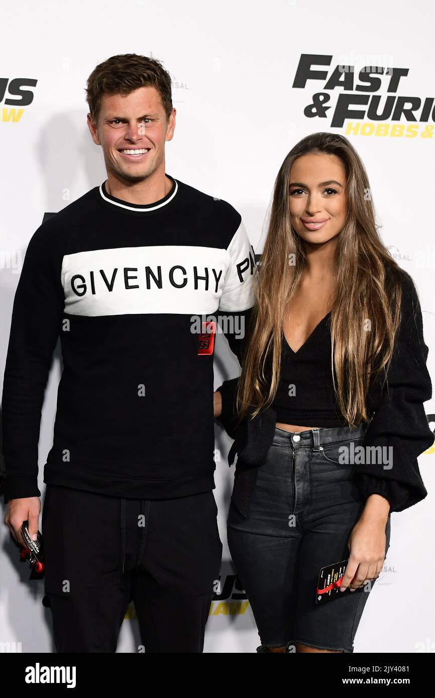 Bondi Rescue lifeguard Harrison Reid (left) is seen during the Fast ...