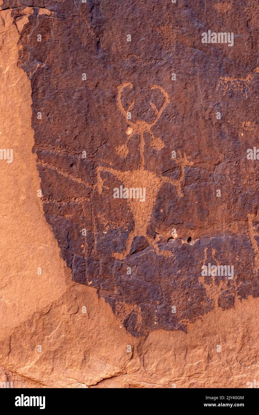 Moab Man Petroglyph Moab Man is the name given to describe this ...