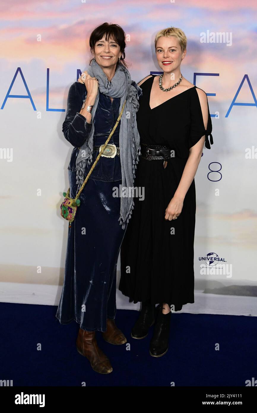 (L-R) Actress Rachel Ward and daughter Matilda Brown are seen during ...