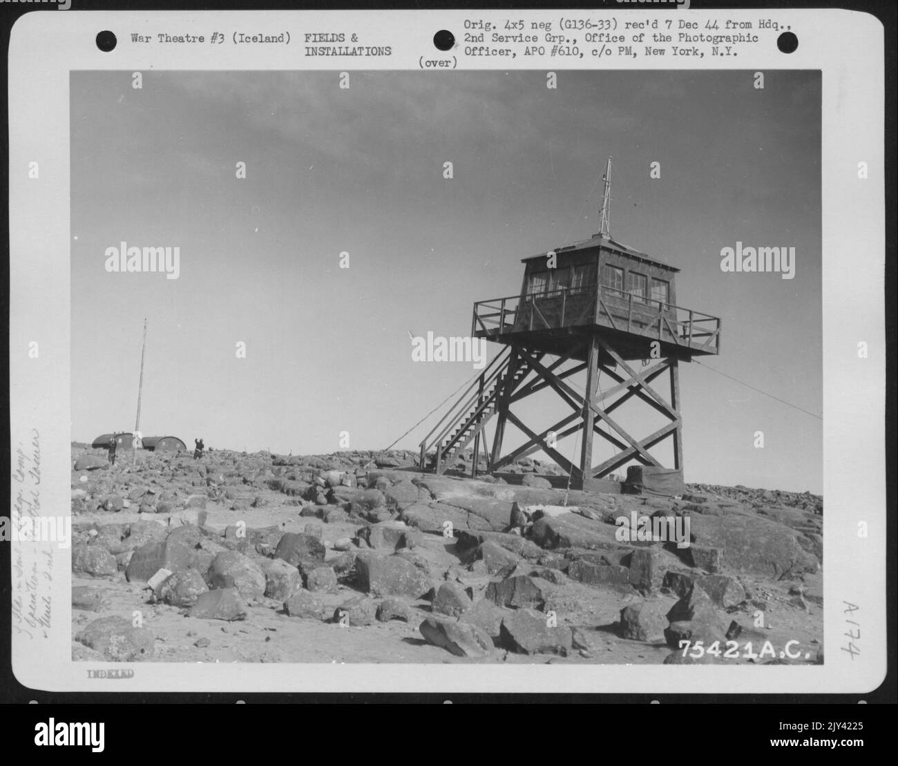 Control Tower Of The 2Nd Air Base Group At Patterson Field, Iceland. 20 ...
