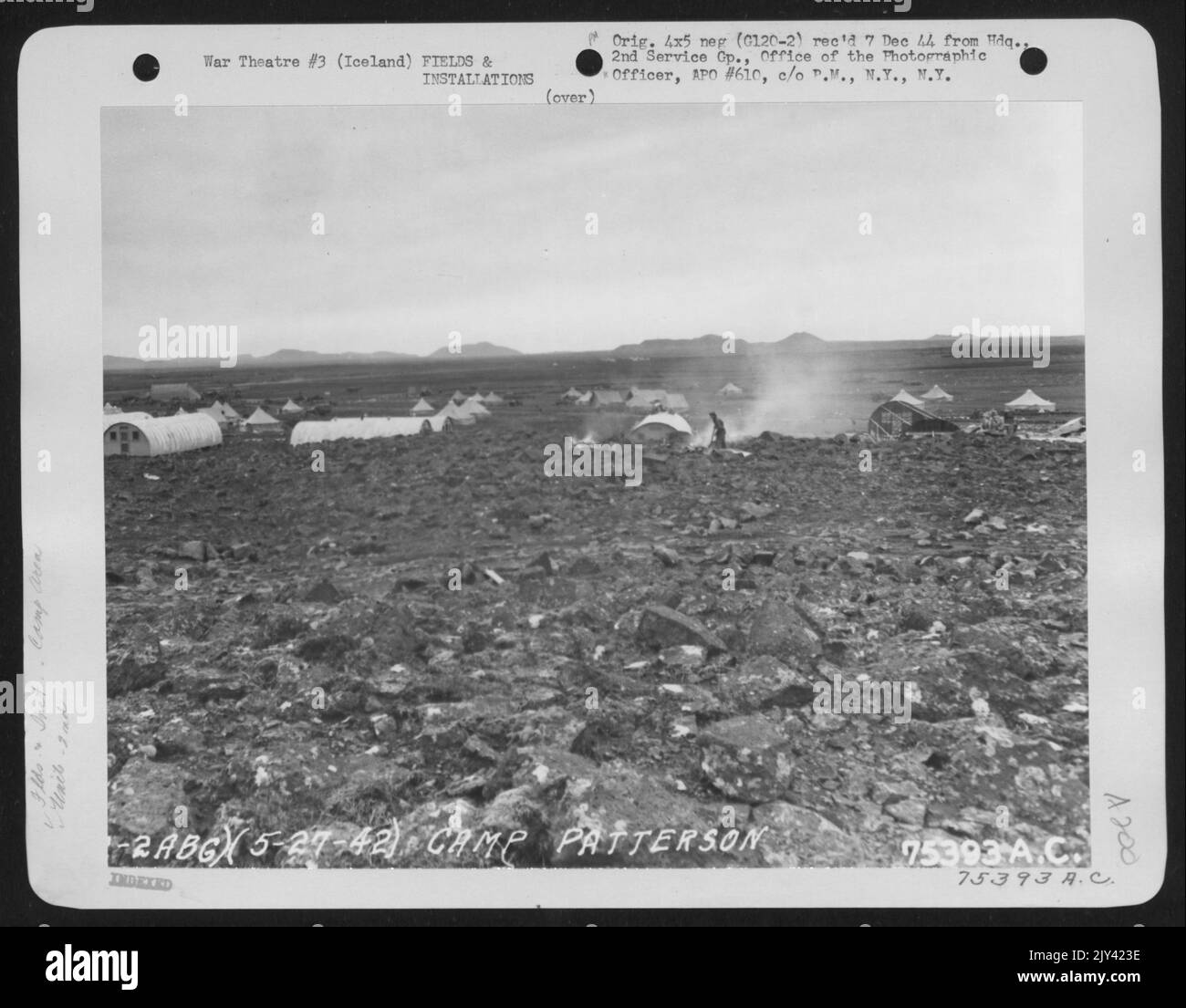 General View Of Camp Patterson In Iceland On 27 May 1942. 2Nd Air Base ...