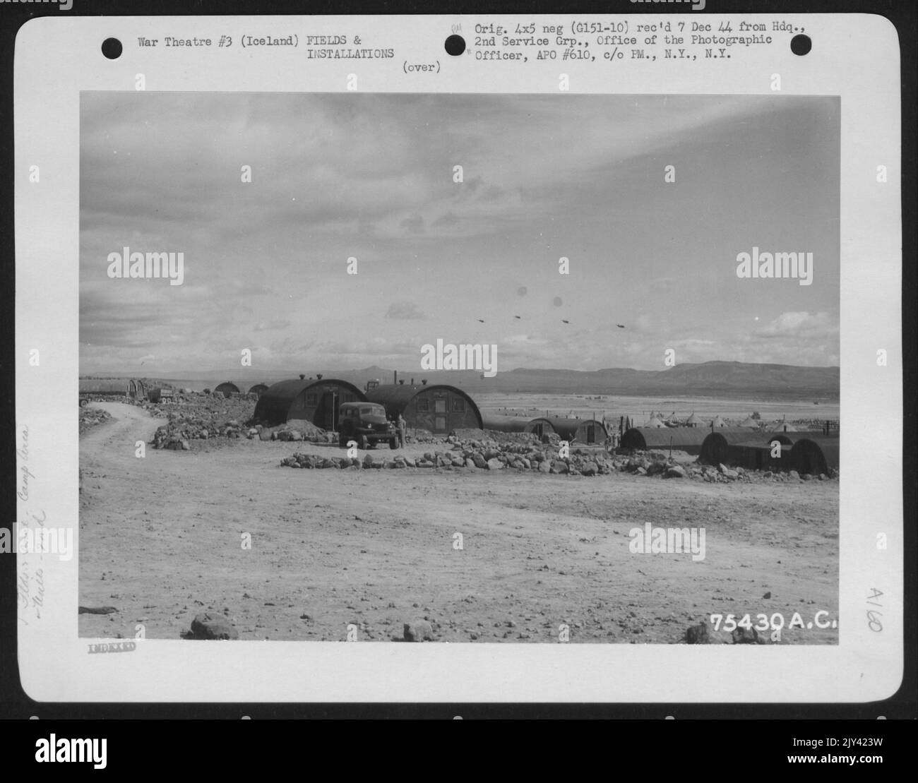 A View Of Camp Patterson, 2Nd Air Base Group In Iceland. 1 July 1942 ...