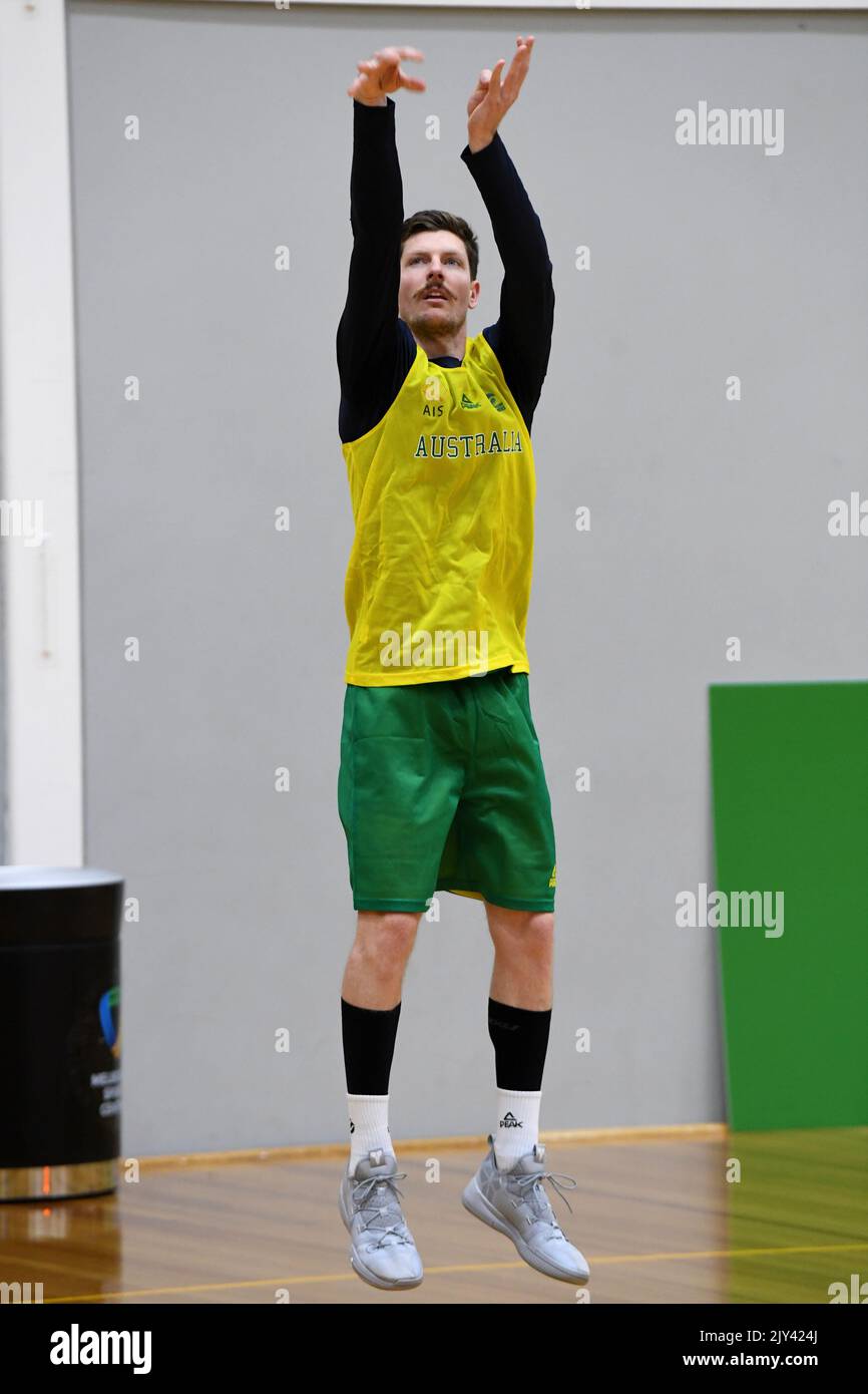Cameron Gliddon of the Australian Boomers squad is seen in action ...