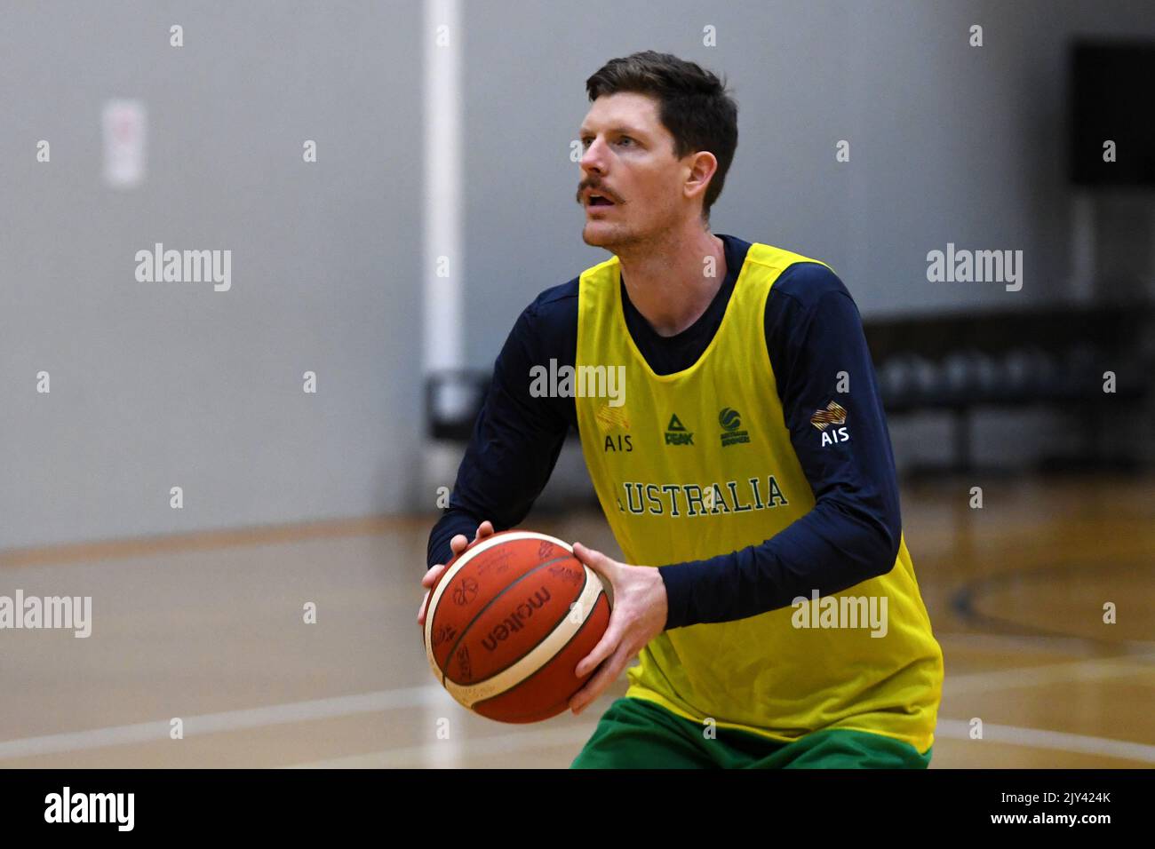 Cameron Gliddon of the Australian Boomers squad is seen in action ...