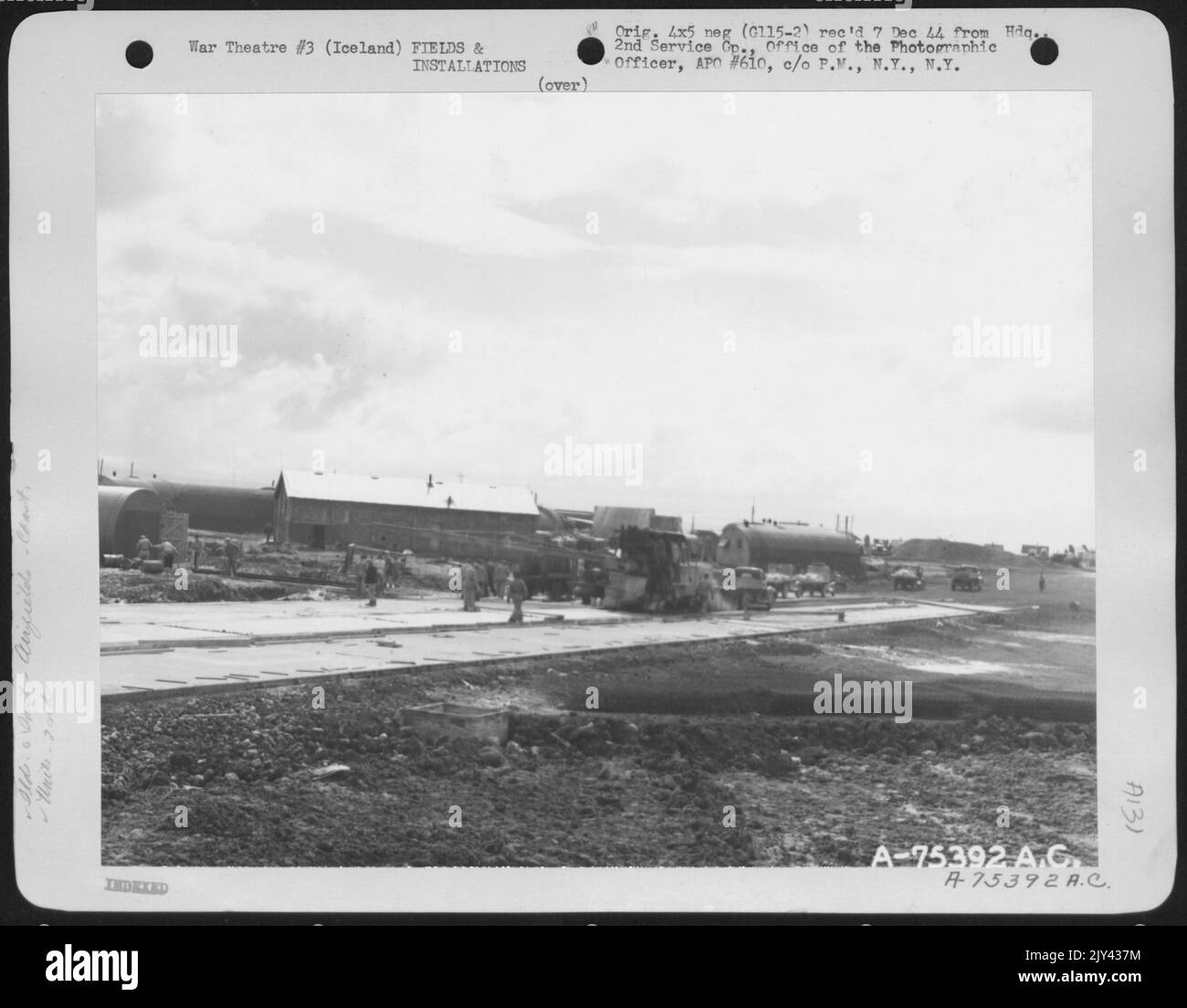 Construction Of 2Nd Air Base Group Runway Somewhere In Iceland. 21 May ...