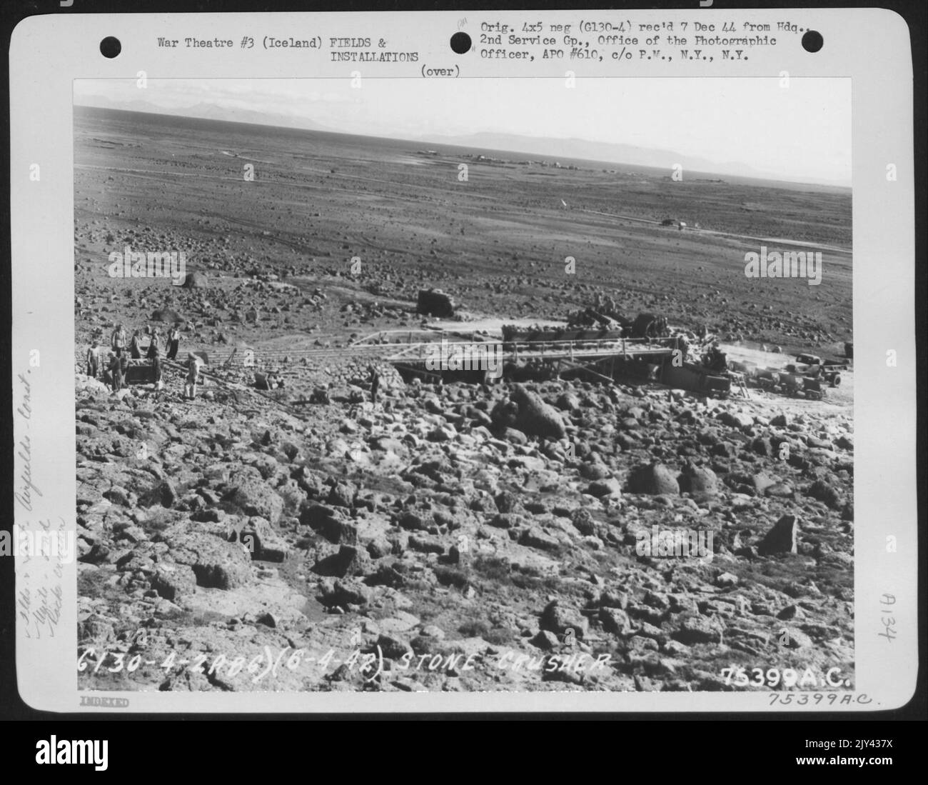 Stone Crusher In Operation During Construction Of 2Nd Air Base Group ...