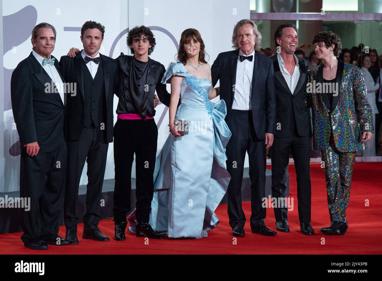 Venice, Italy. 07th Sep, 2022. Beau Bridges, Casey Affleck, Jack Dylan ...