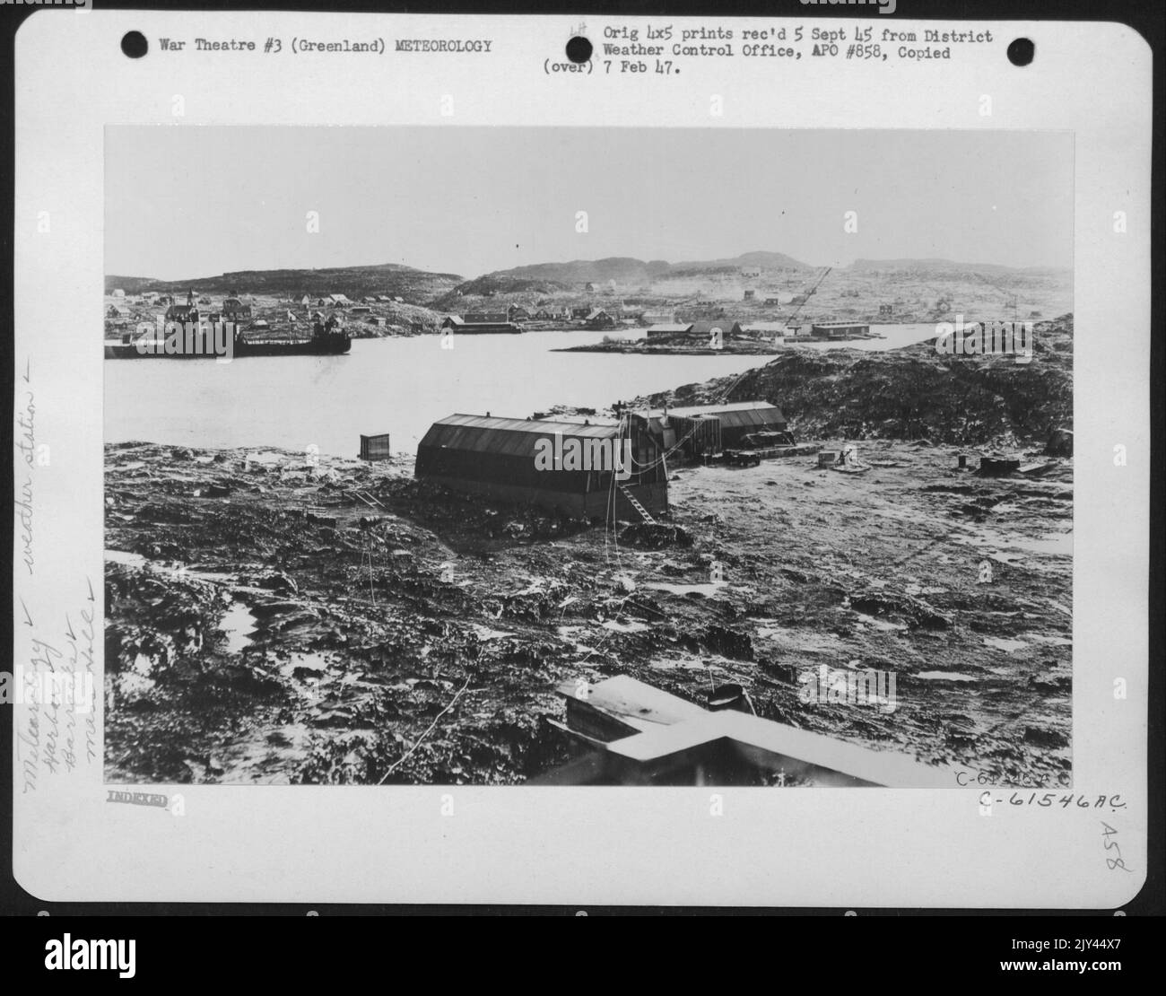 Barracks And Mess Hall Shown From Operating Buildings, Egedesminde ...