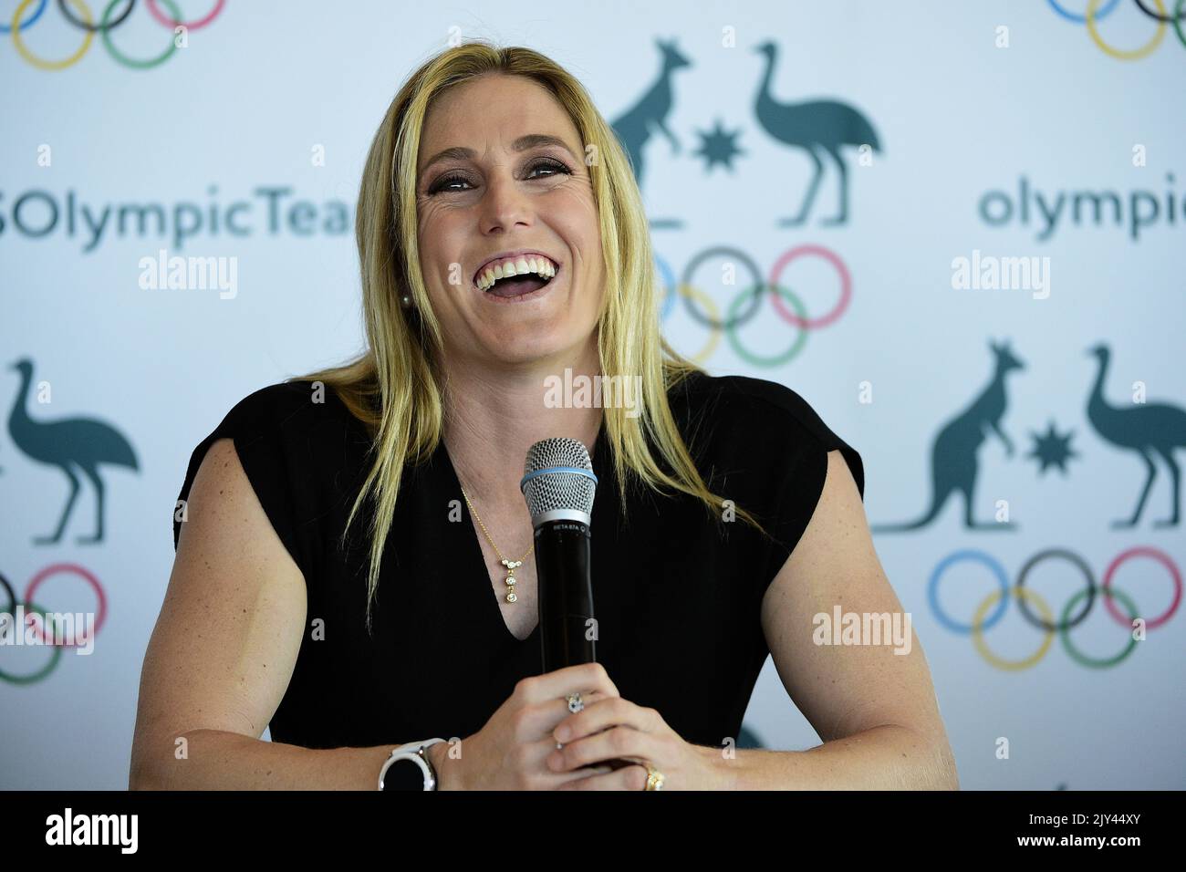 Australian Olympian Sally Pearson announces her retirement during a ...