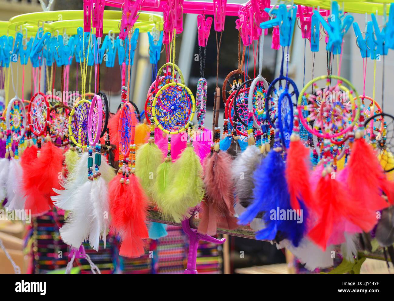 Color traps for dreams Stock Photo - Alamy