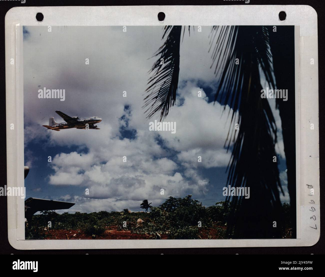 A Douglas C-54 Takes Off From Harmon Field, Guam Stock Photo - Alamy