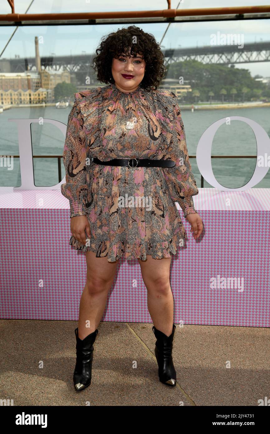 Australian singer Odette arrives at the David Jones SS19 season preview ...