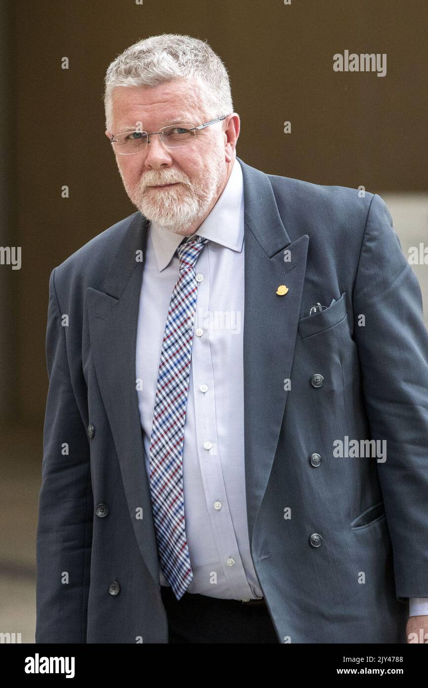 Aged and Disabilty Advocacy Australia CEO Geoff Rowe is seen leaving ...