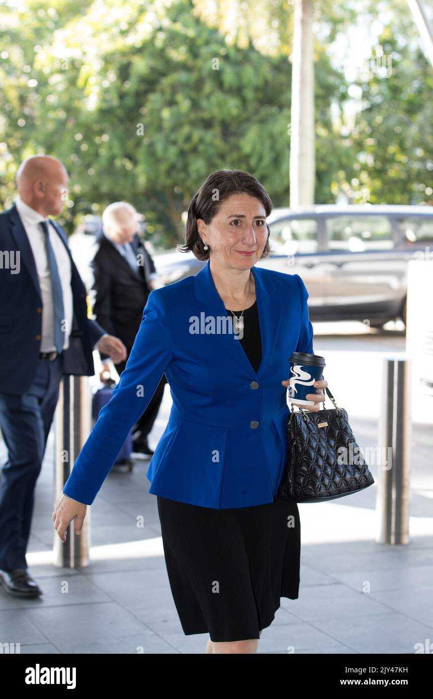 NSW Premier Gladys Berejiklian arrives for the Council of Australian ...