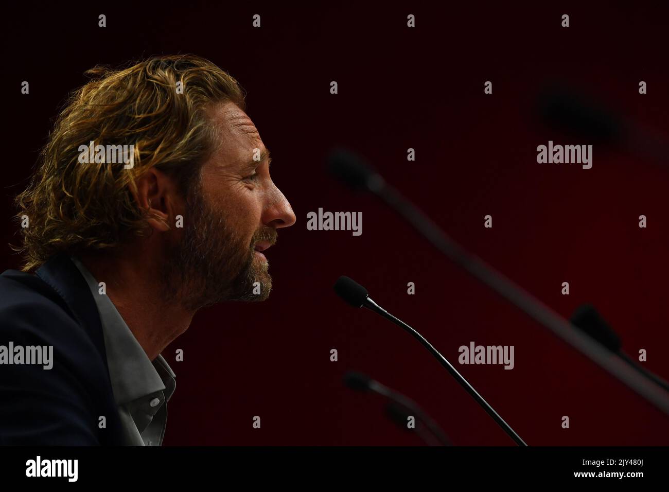 Merivale Group CEO Justin Hemmes addresses the NSW State Parliament ...