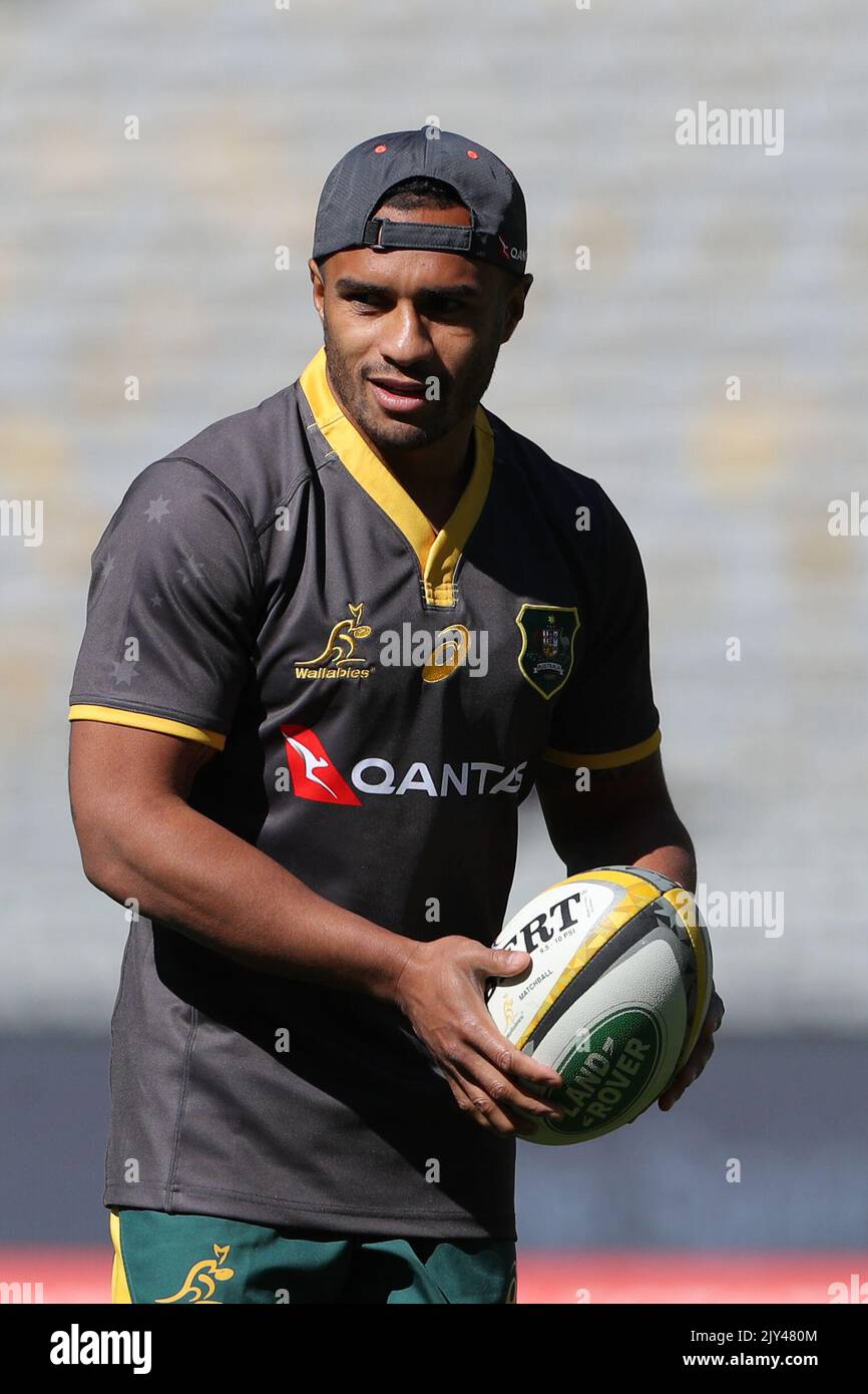 Will Genia is seen during the Australian Wallabies captains run at ...