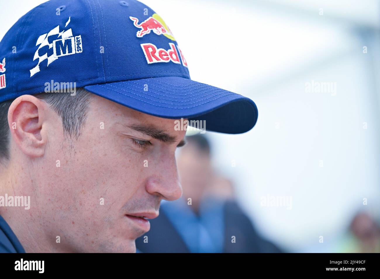 Service Park ,Craig BREEN,M-SPORT FORD WORLD RALLY TE Stock Photo - Alamy