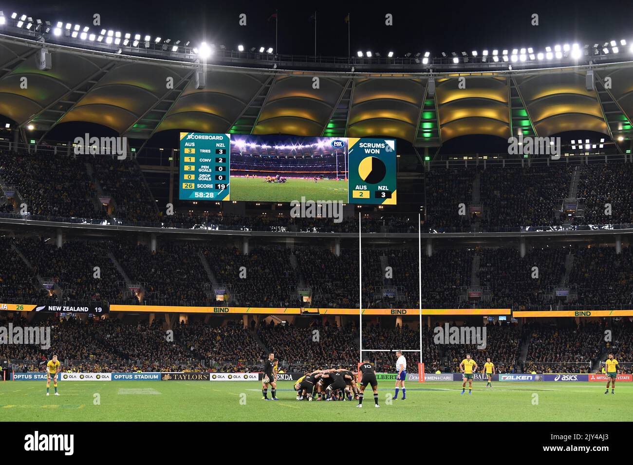 General view during the Bledisloe Cup match between the Australian ...